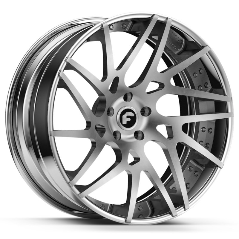 Forgiato Twisted Maglia 20 Inch Staggered Wheels Face Chrome