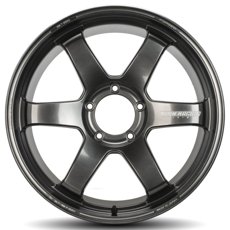 Volk Racing Te37 Ultra Large PCD Forged Wheels Diamond Dark Gunmetal