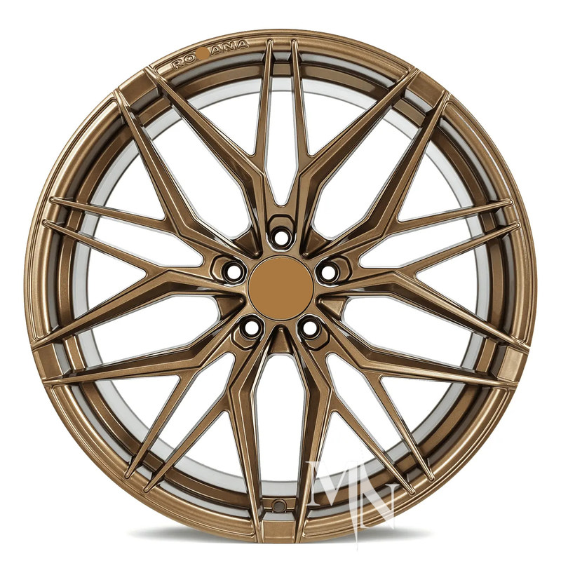 Rohana RFX17 Gold Wheels For Nissan GTR R35 R33 R32 370Z 350Z 18 19 20 ...
