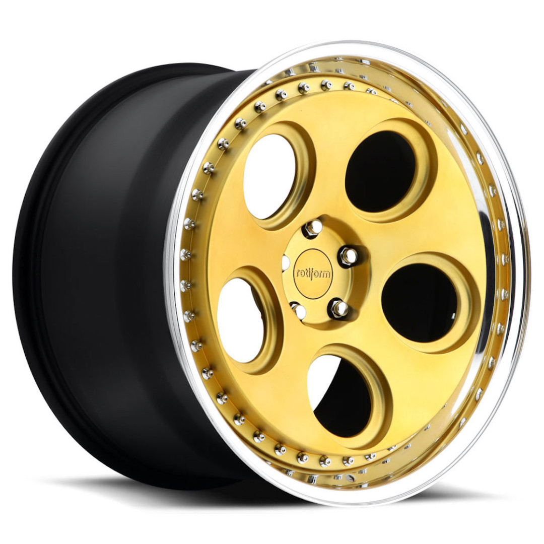 Audi R8 Retro Rotiform DIA Wheels Monoblock 3PC Custom Finish