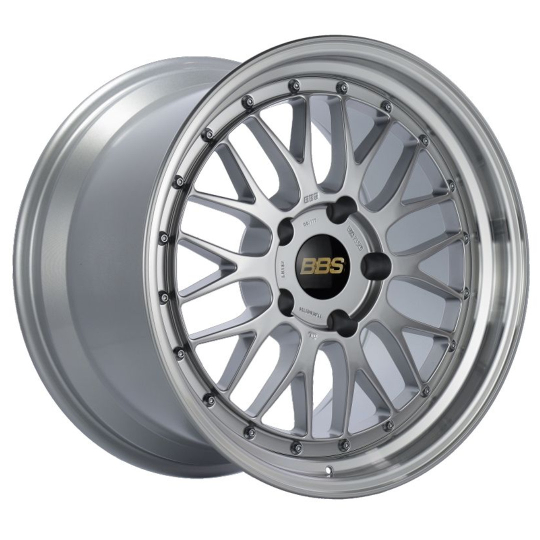 High Precision Diamond Silver BBS Forged Wheels Width 7-14J