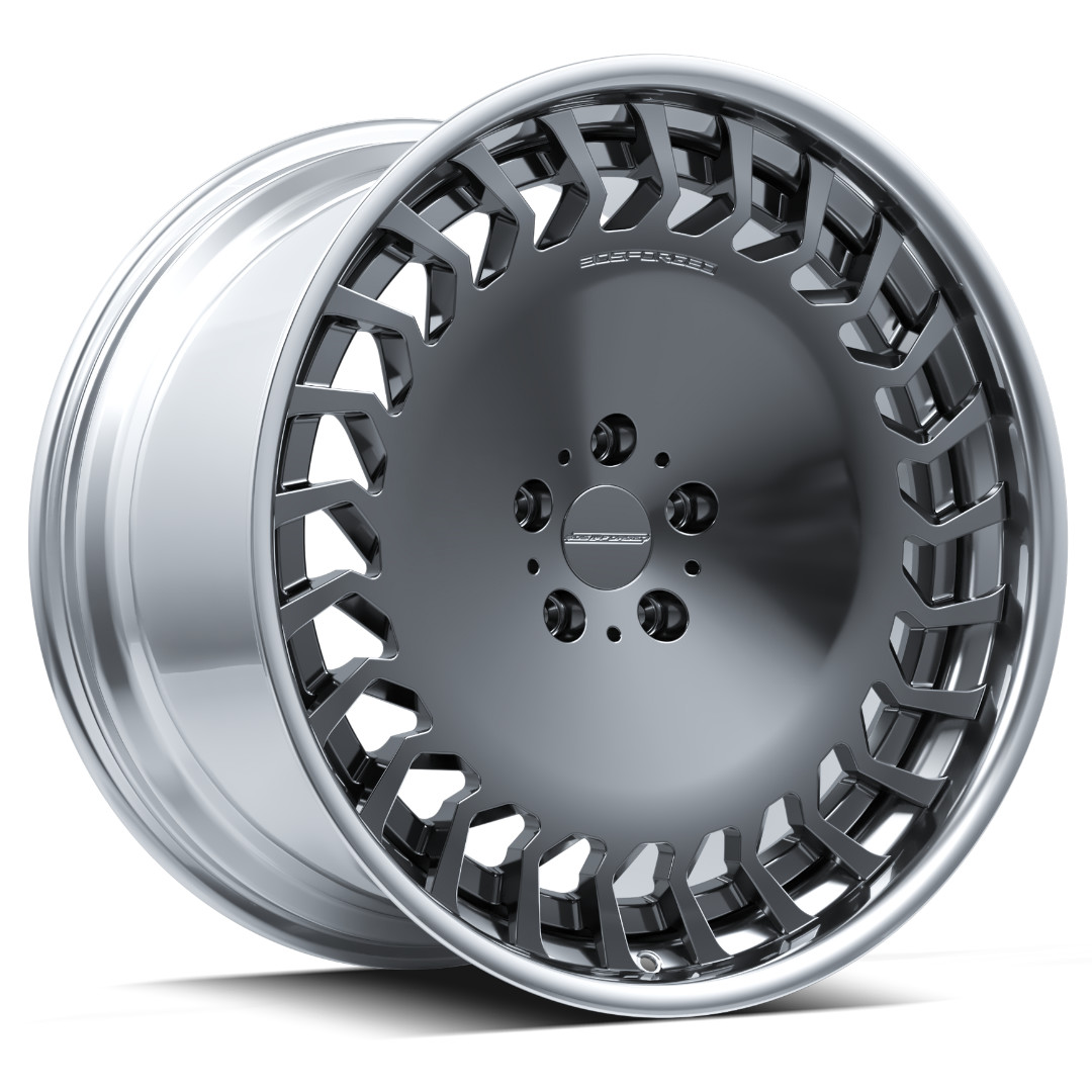 Retro 2 Piece Forged Wheels UF/2-305 Aerospace Grade Custom Finishes