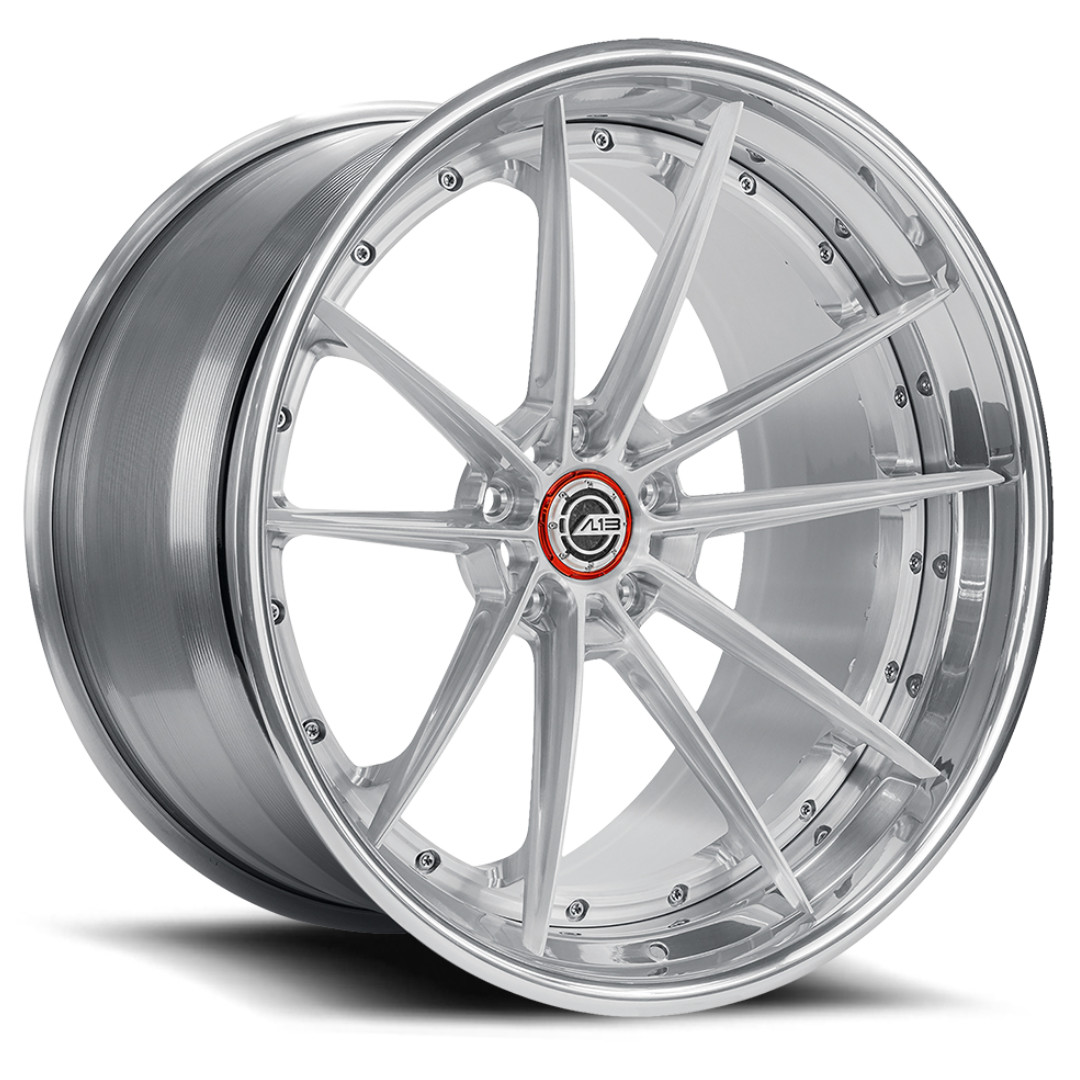 22 Inch 3PC Deep Dish Chrome Wheels Rims AL13 R30 R-SERIES