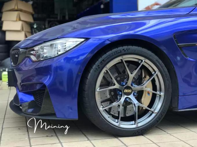 Diamond Silver BBS Fi-R Forged Aluminum Wheels 6061-T6 Lightweight