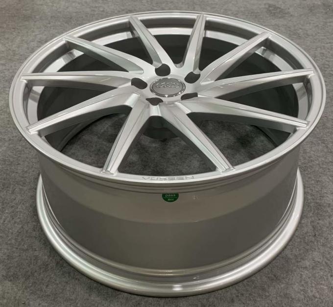 Vossen CVT Silver Custom Finish Forged Wheels