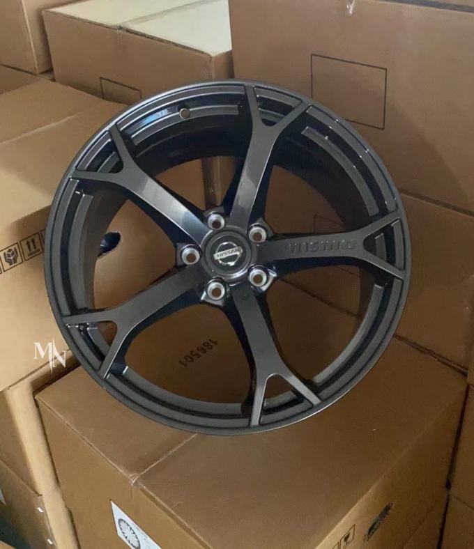 Nissan Nismo OEM Gunmetal Wheel Rim Nissan 370Z Z34 Monoblock Forged Wheels